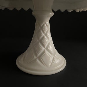 Vintage Colony Monterey Milk Glass Square Cake Stand With Rum Well - Etsy