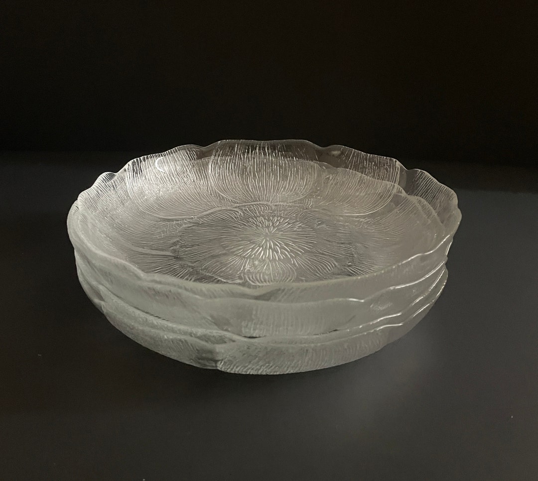 Vintage Arcoroc France Fleur Coupe Soup Bowls Set of 4 - Etsy