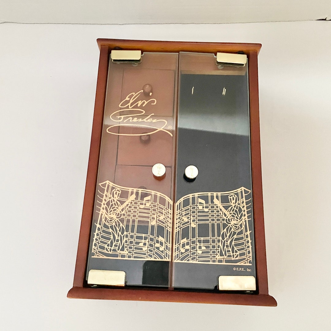 Vintage Elvis Presley Musical Jewelry Box in Original Box - Etsy