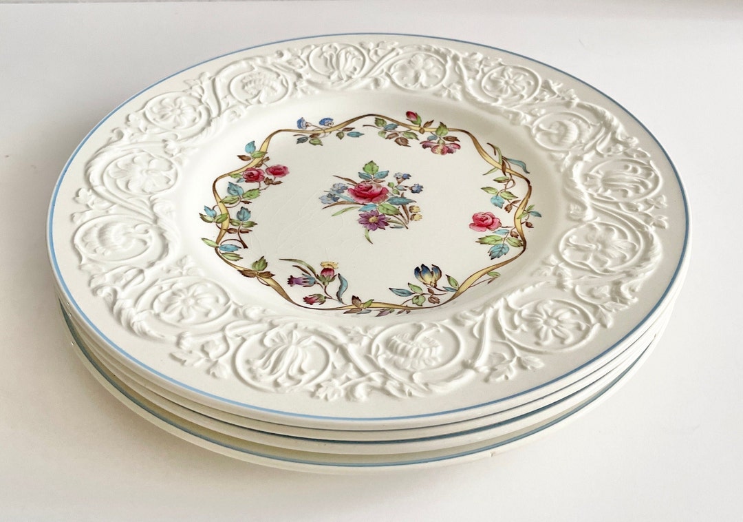 Vintage Wedgwood Patrician Argyle Dinner Plates Set of 4 - Etsy