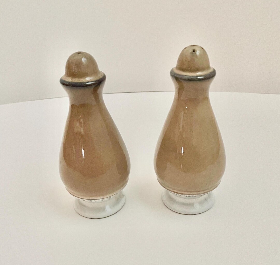 Vintage Denby Seville Stoneware Salt and Pepper Shakers - Etsy