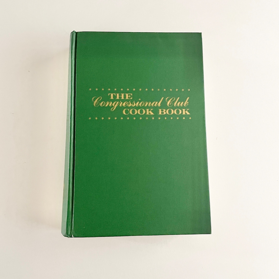 Vintage the Congressional Club Cook Book 1970 - Etsy