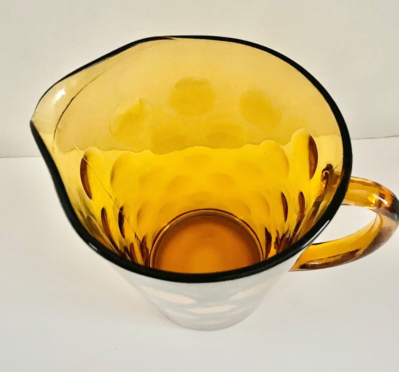 Vintage Hazel Atlas Eldorado Gold 64 Oz. Glass Pitcher - Etsy