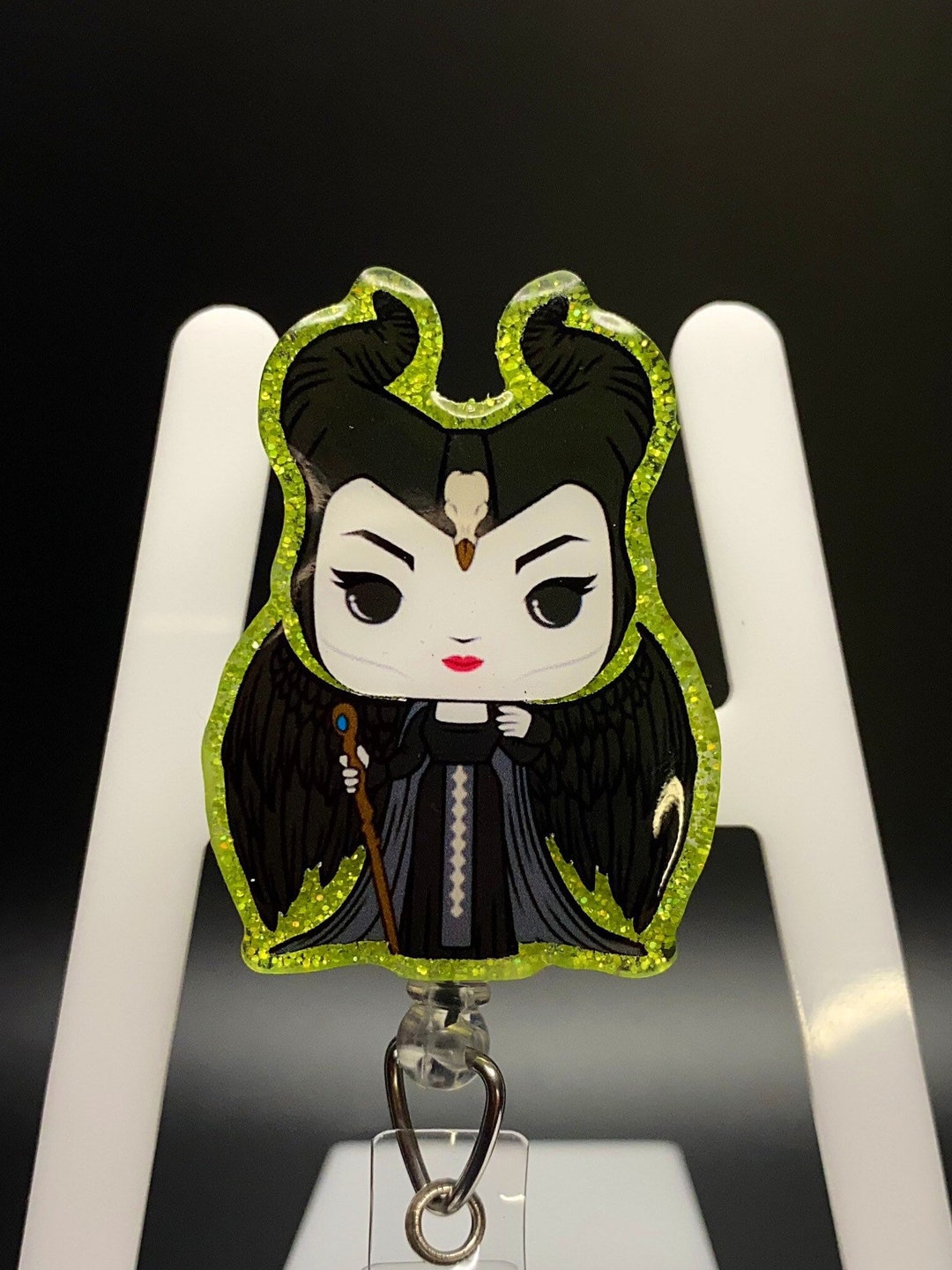 Evil Queen Badge Reel Maleficent Badge Reel Cute Id - Etsy