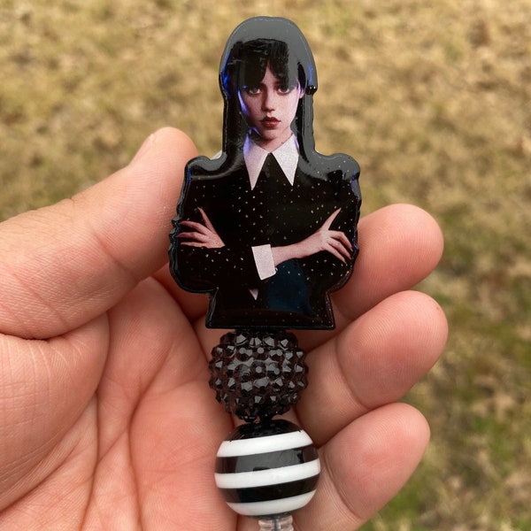 Wednesday Addams Badge - Etsy