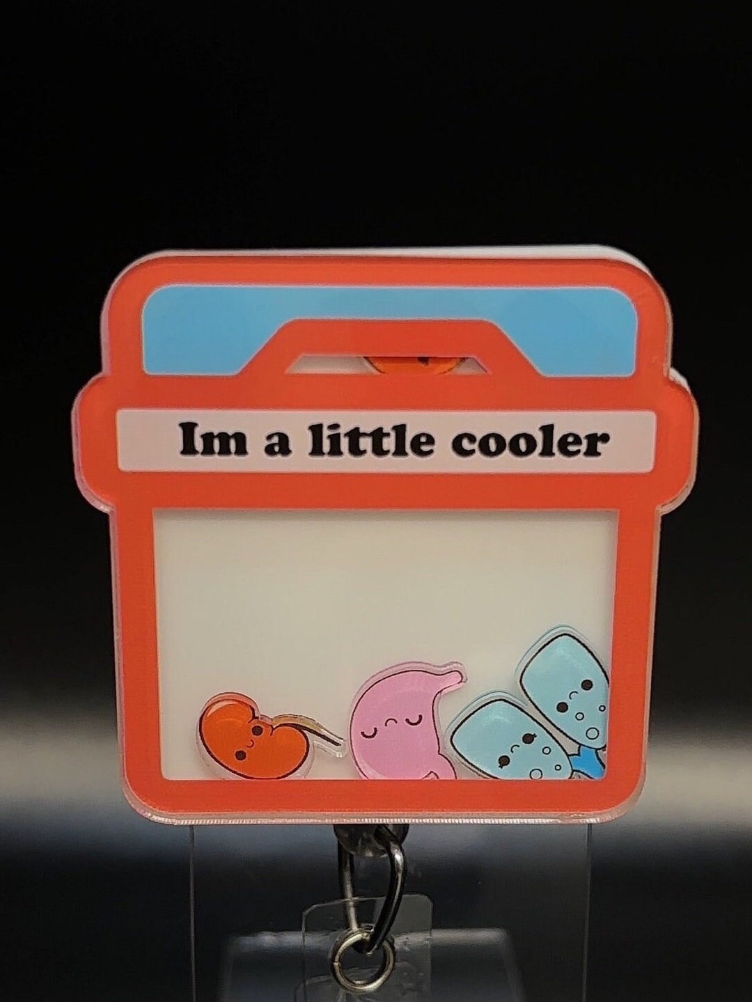 Im a Little Cooler Shaker Badge Reel, Nurse Badge Reel, Gift for Nurse ...