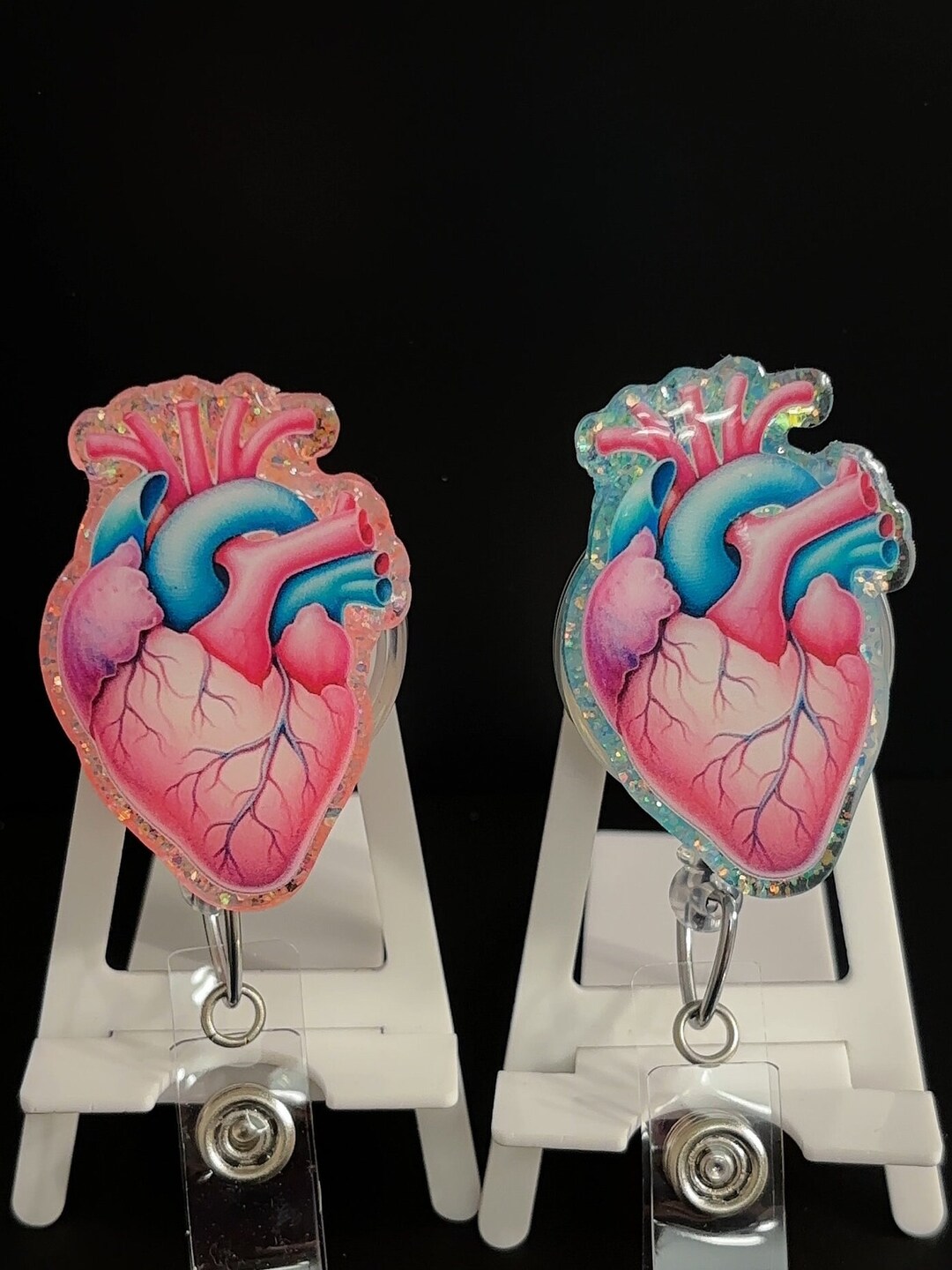 Anatomical Correct Heart Badge Reel, Nursing Student Gift, Cardiologist ...