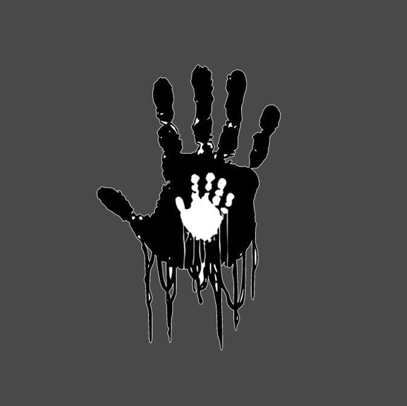 Death Stranding Handprint Decal - Etsy