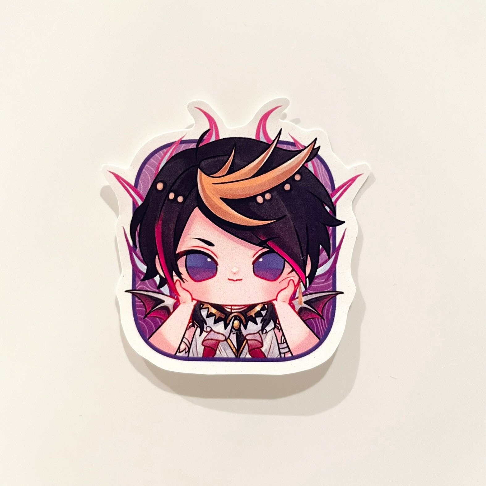 NIJISANJI EN Luxiem Squishy Cheeks Stickers Vox Mysta - Etsy