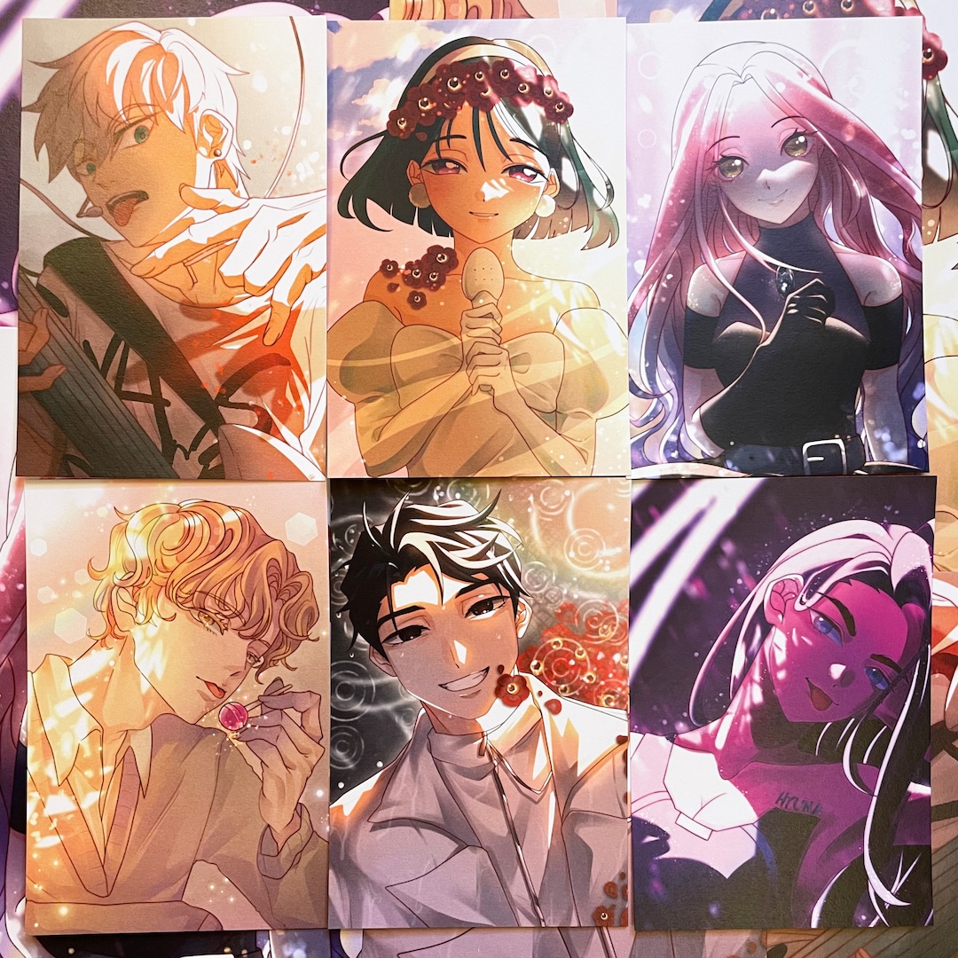 Alien Stage Characters Print Illustration - Ivan, Till, Mizi, Sua, Hyuna, Luka - Etsy