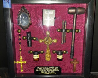 Vampire Slayer Hunter Kit Miniature - Etsy