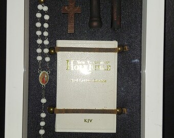 Vampire Slayer Hunter Kit Miniature , Vampire. Shadow Box, Dracula ...