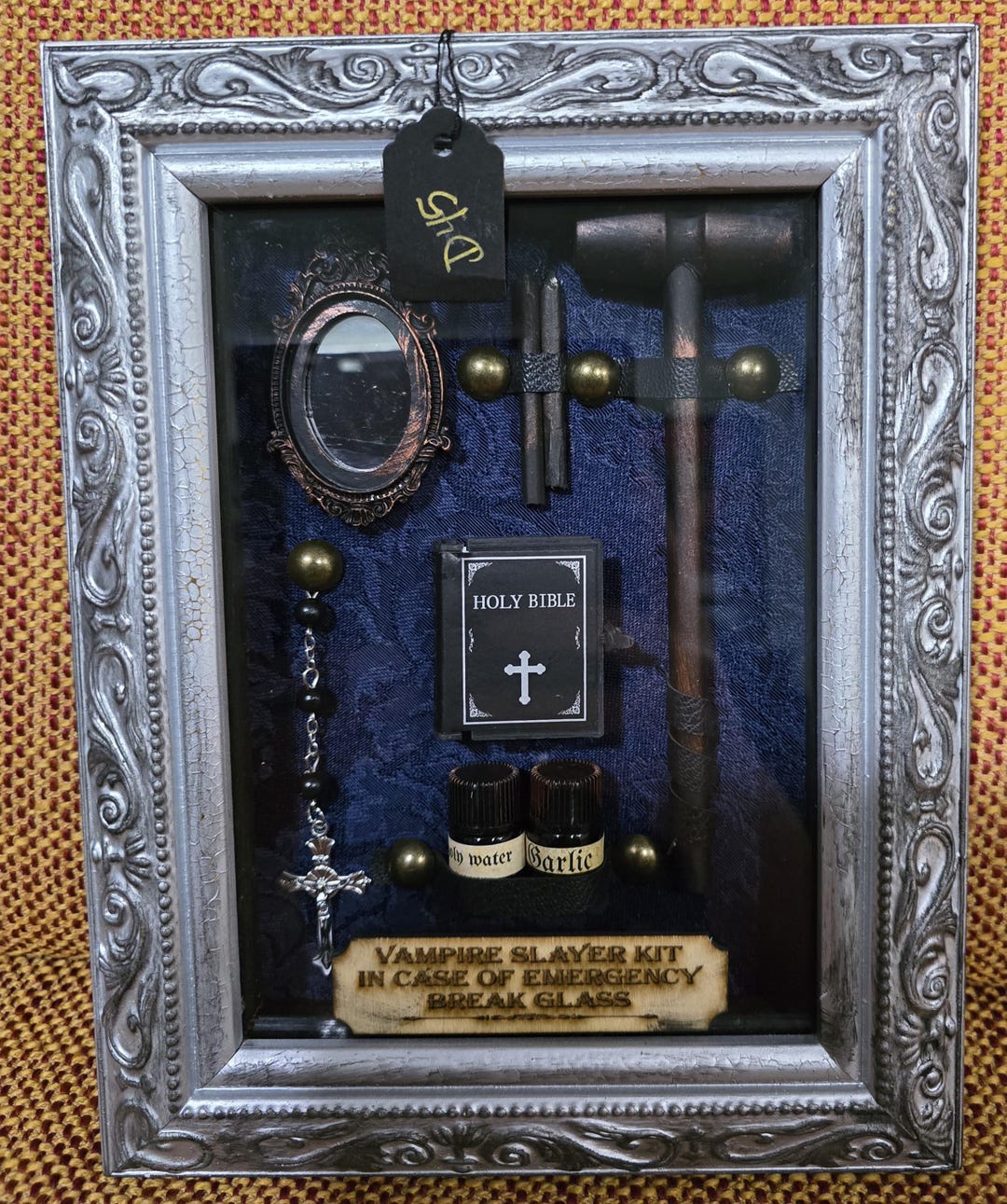 Vampire Slayer Hunter Kit Holy Bible, Vampire. Shadow Box, Dracula ...