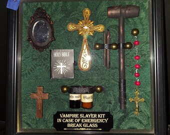 Vampire Slayer Hunter Kit Miniature - Etsy