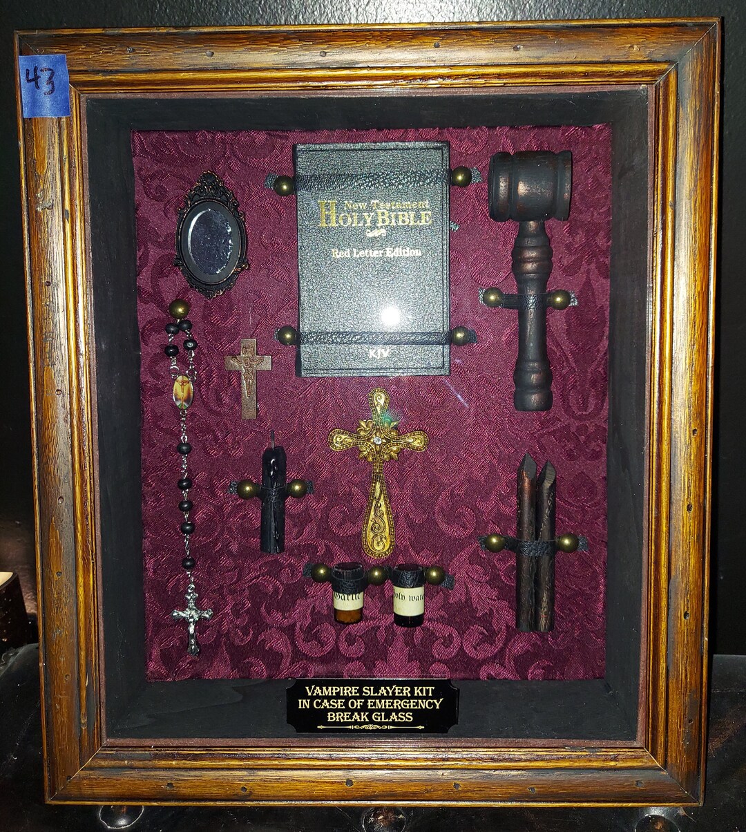 Vampire Slayer Hunter Kit Holy Bible - Etsy