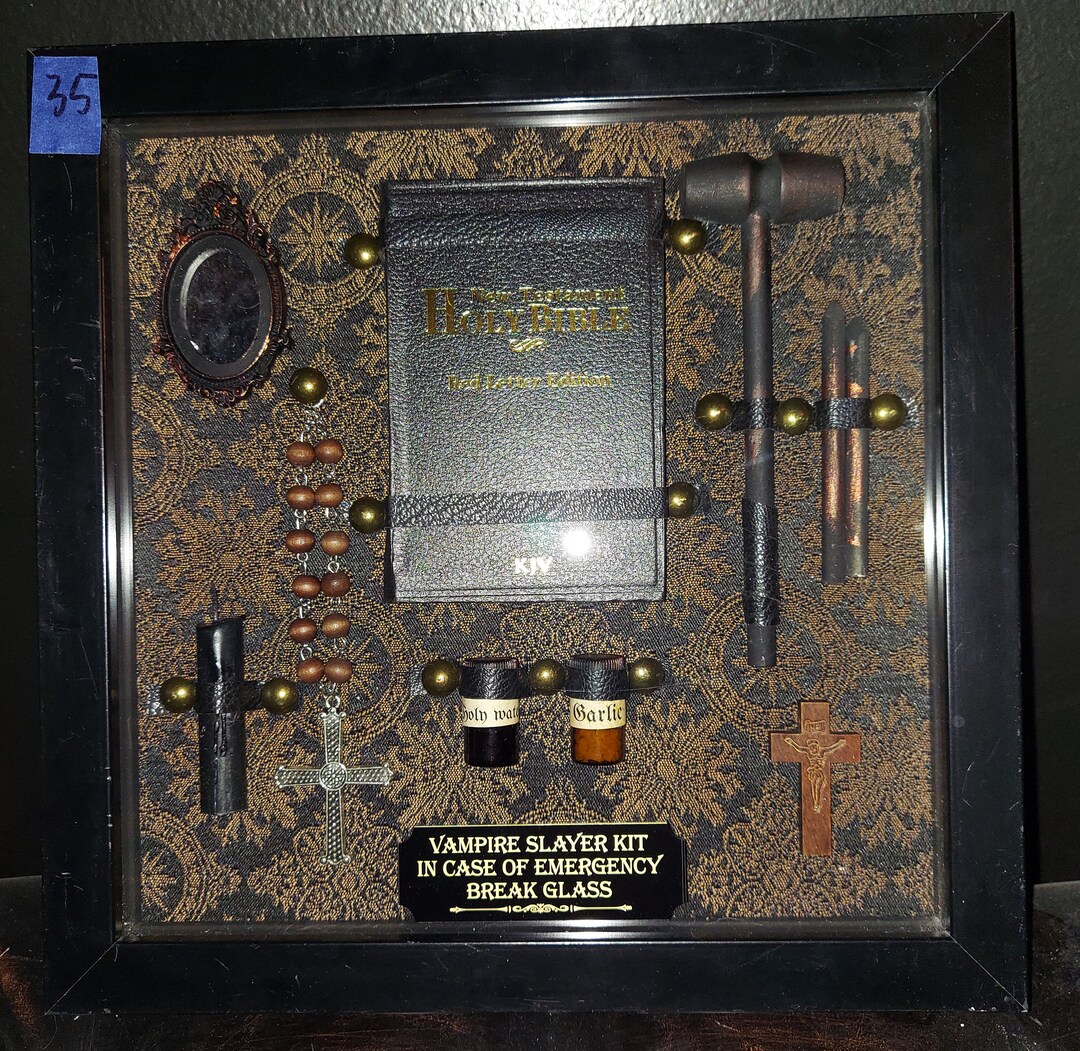 Vampire Slayer Hunter Kit Holy Bible - Etsy