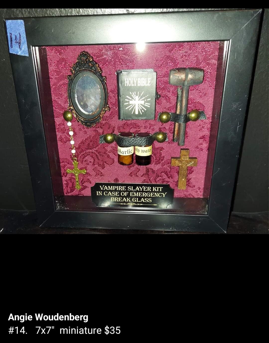 Vampire Slayer Hunter Kit Miniature - Etsy