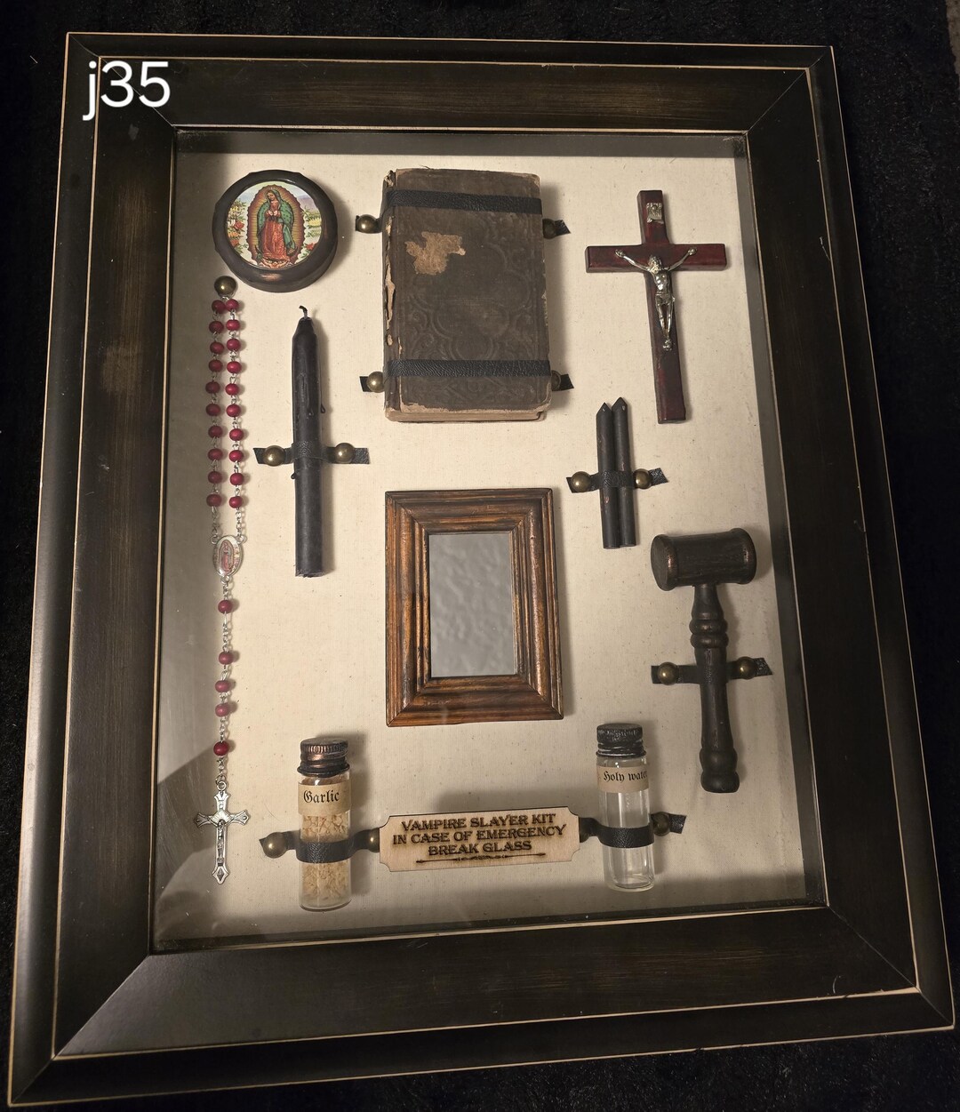 Vampire Slayer Hunter Kit** Vintage Bible 1886!* *shadow Box, Dracula ...