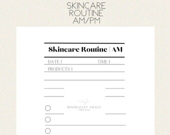 Am Pm Checklist - Etsy