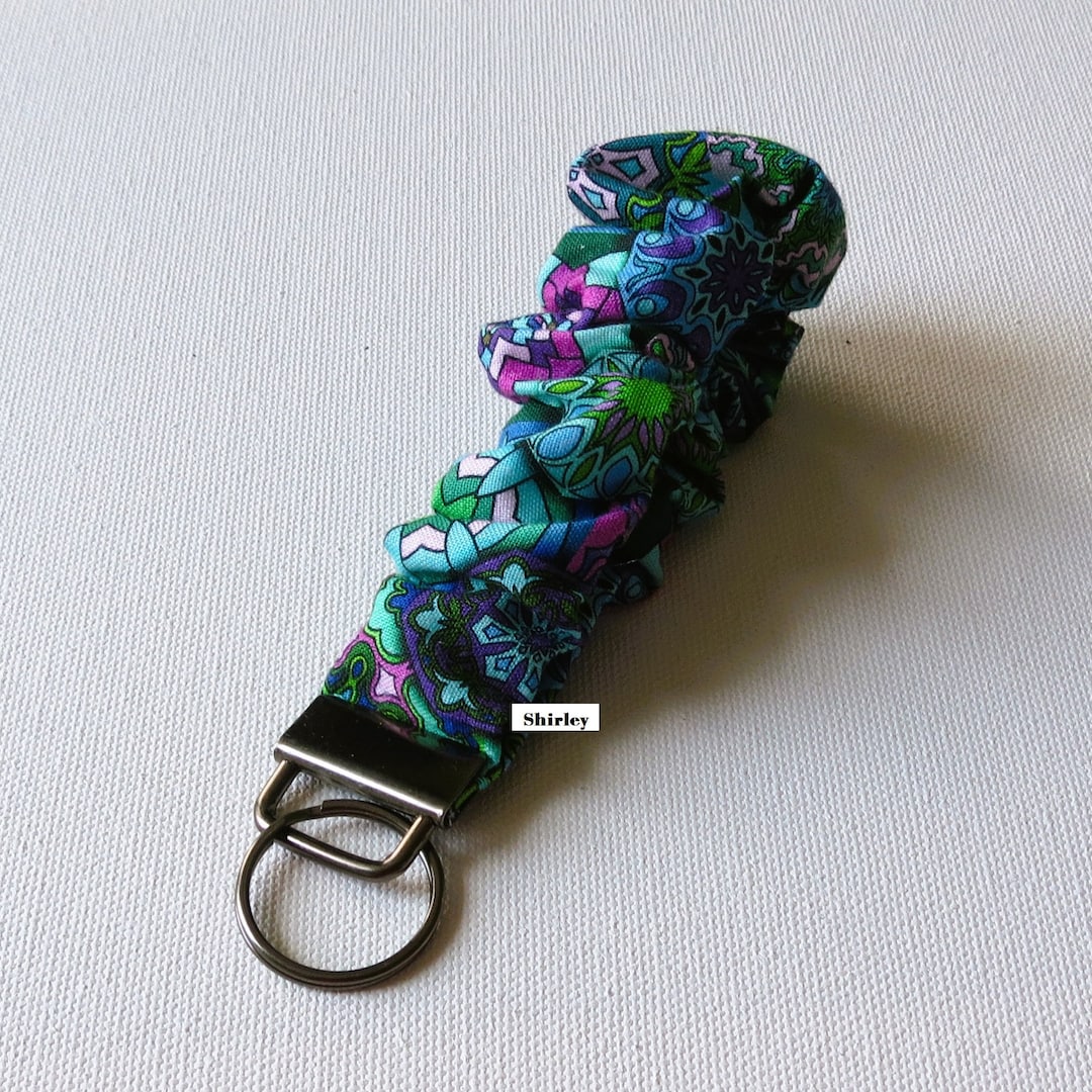 Scrunchies Wristlet Key Ring Stretchy Key FOB Holder - Etsy