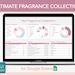 Fragrance Collection Tracker: Google Sheets Inventory Template (digital ...