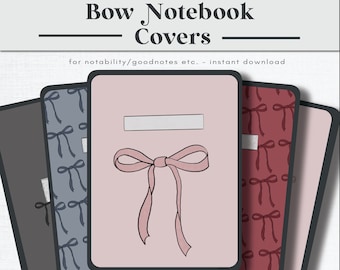 Coquette Digital Notebook Covers - Etsy