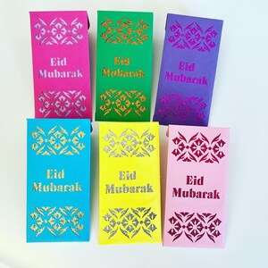 Eid Mubarak/happy Eid Money Envelopes eidee Muslim Gifts - Etsy