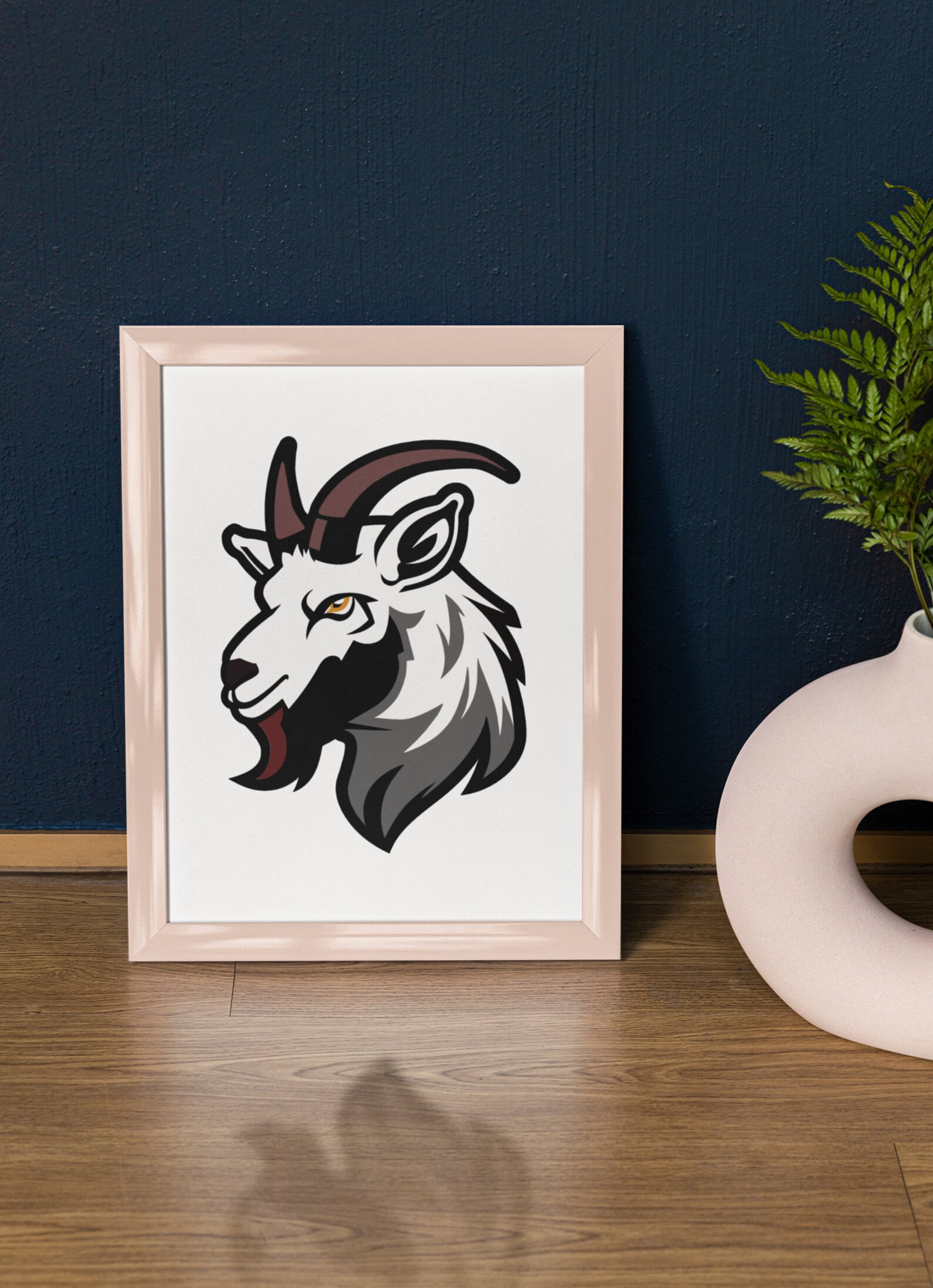 Bold Goat Illustration SVG and PNG – High Resolution 300 DPI, Perfect ...