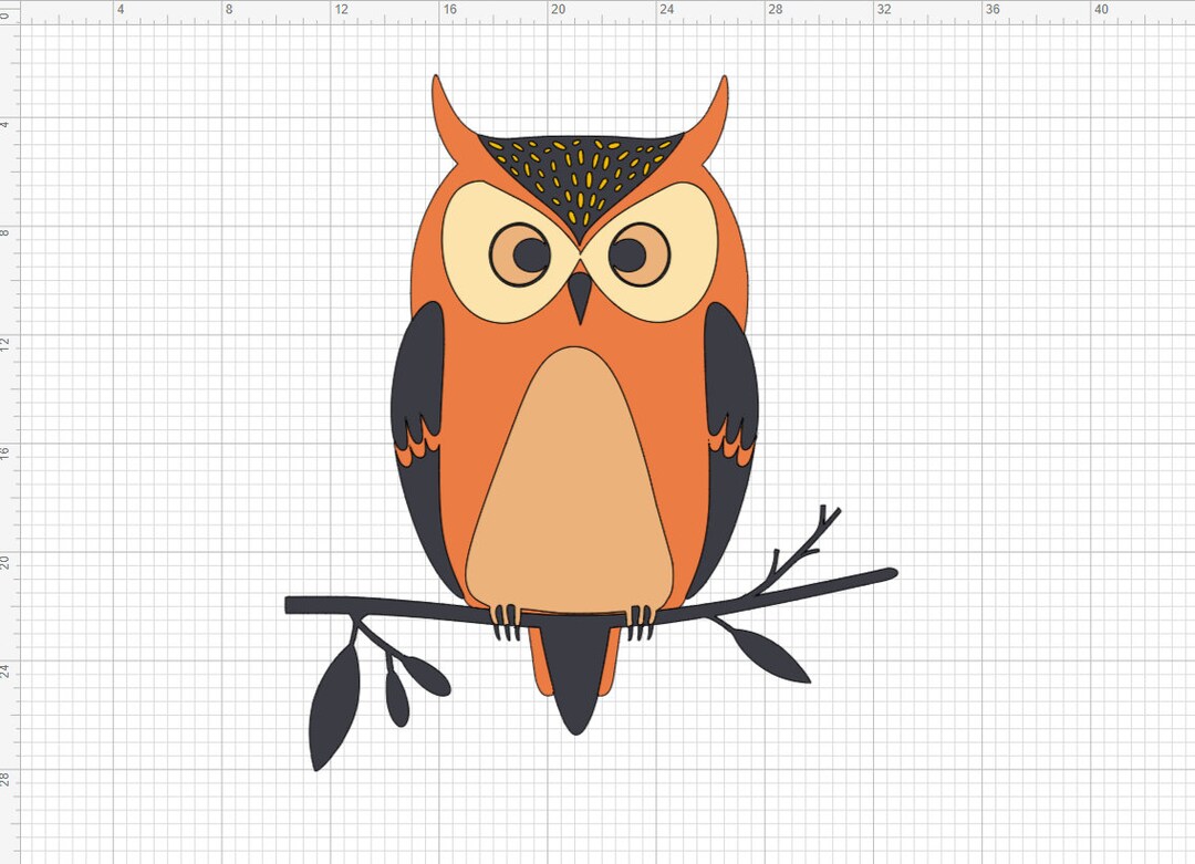 Charming Owl Illustration SVG and PNG – High Resolution 300 DPI ...