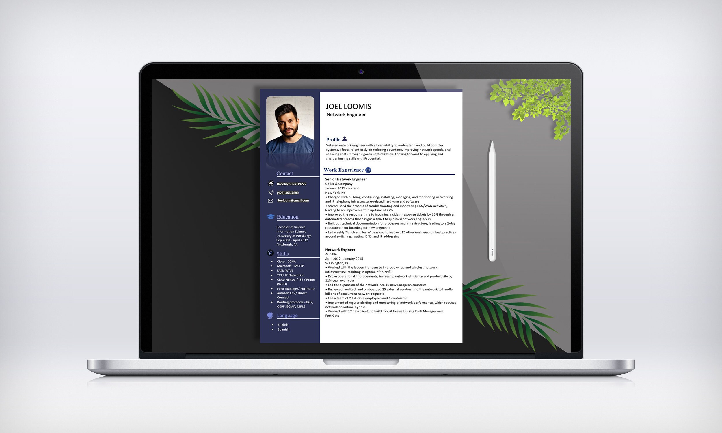 Sleekcraft: Streamlined Digital Resume Kit - Etsy