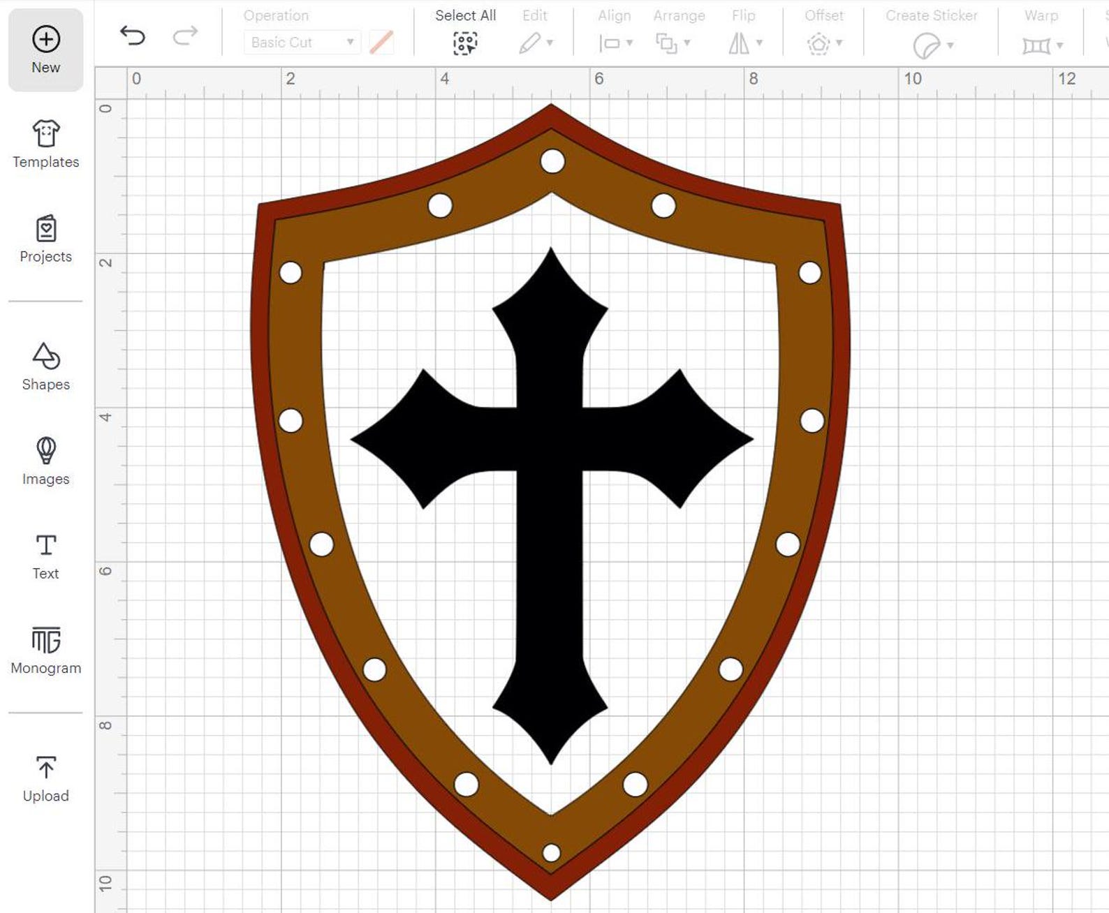 Shield With Cross PNG, SVG | Digital Download, Vector Clipart ...
