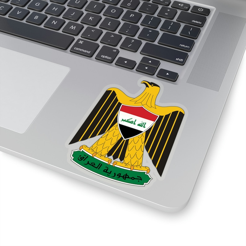 Emblem of Iraq Iraq Eagle Symbol Kiss-cut Stickers - Etsy