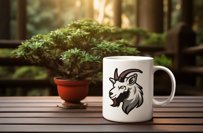 Bold Goat Illustration SVG and PNG – High Resolution 300 DPI, Perfect ...