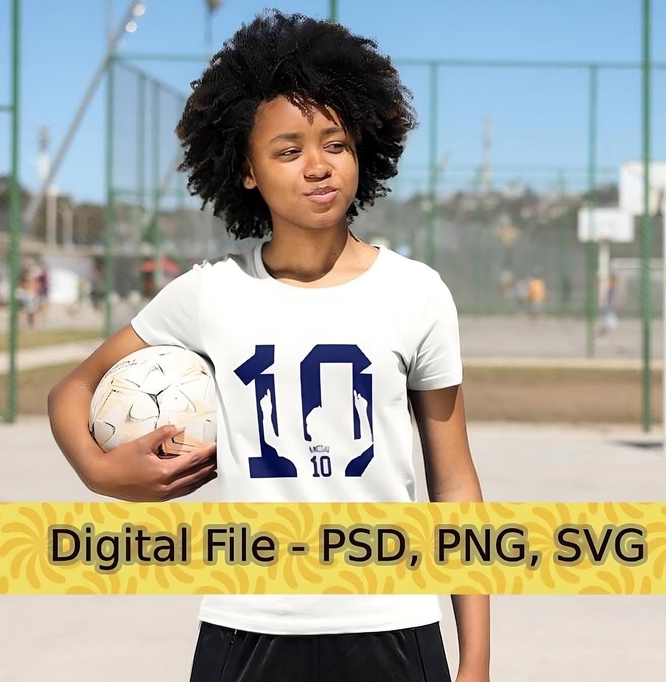 Triumphant 10 Goal Celebration Digital Design Pack PNG, SVG, PSD - Etsy