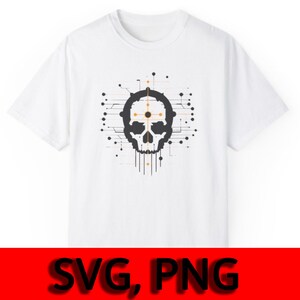 Digital Nexus: the Skill Matrix Skull - SVG, PNG - Etsy