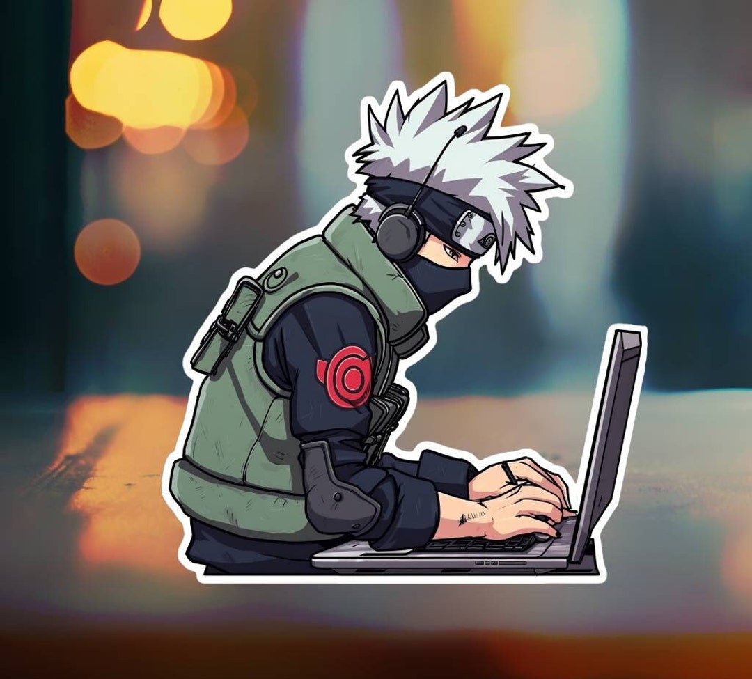 Kakashi Cyber Hacker Sticker Kiss-cut Stickers - Etsy