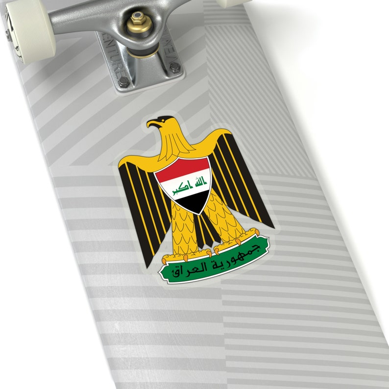 Emblem of Iraq Iraq Eagle Symbol Kiss-cut Stickers - Etsy