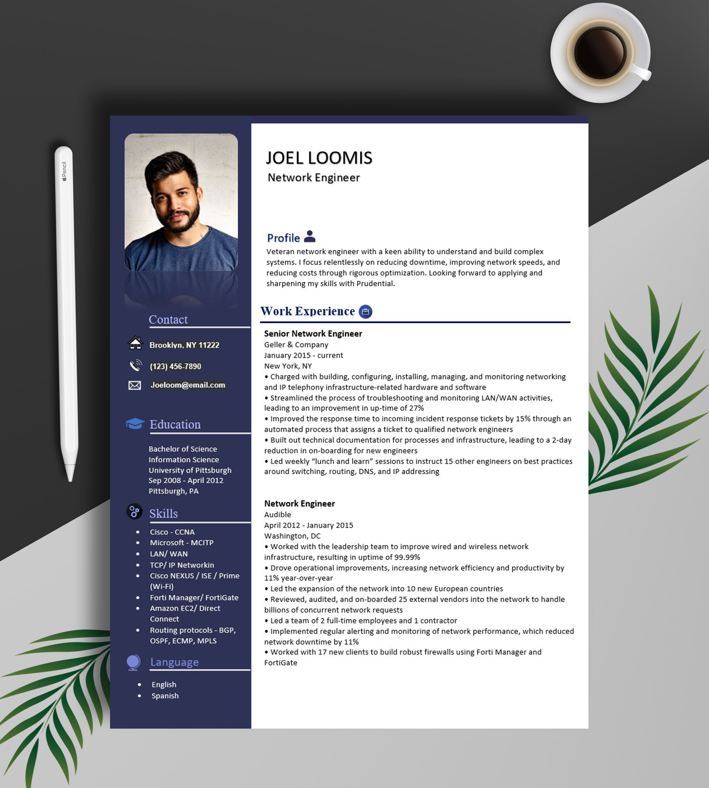 Sleekcraft: Streamlined Digital Resume Kit - Etsy