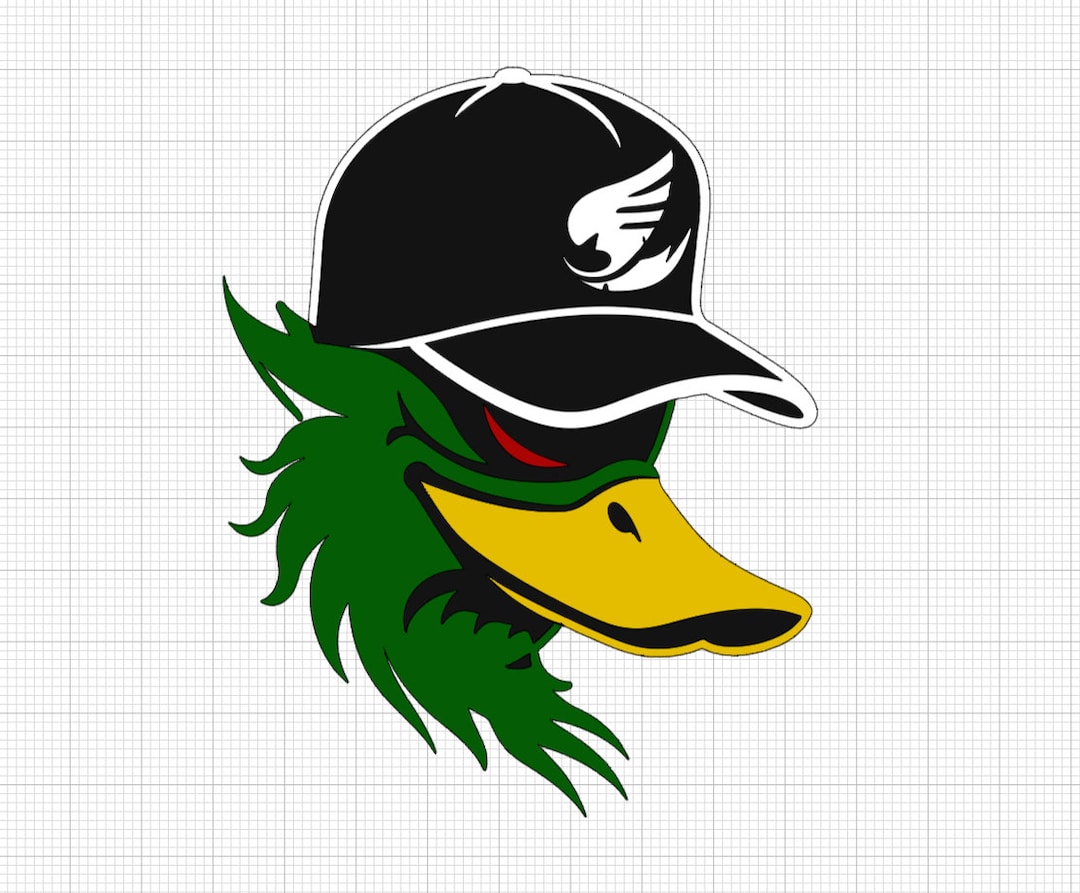 Duck SVG, Cool Duck in Cap Digital Illustration - Minimalist Duck Art ...