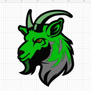 Bold Goat Illustration SVG and PNG – High Resolution 300 DPI, Perfect ...