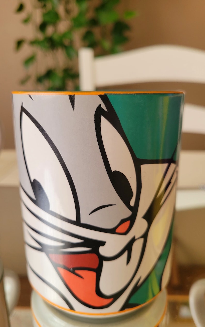 Vintage Looney Tunes Mug/ 1990's Looney Tunes Coffee Mugs/ 1990s Cups ...