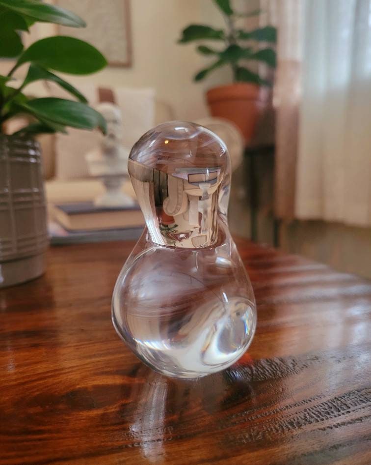 Vintage Pippi Bird Glass Paperweight - Swedish Mid Century Collectible ...