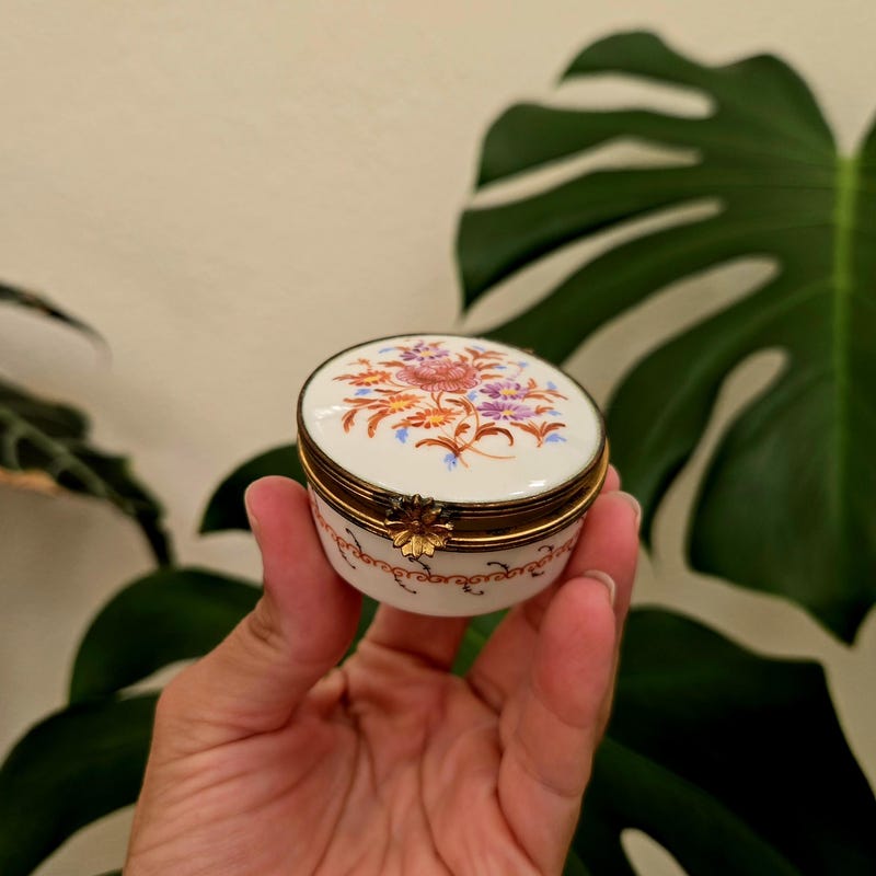 Limoges Purse Trinket Box - Etsy