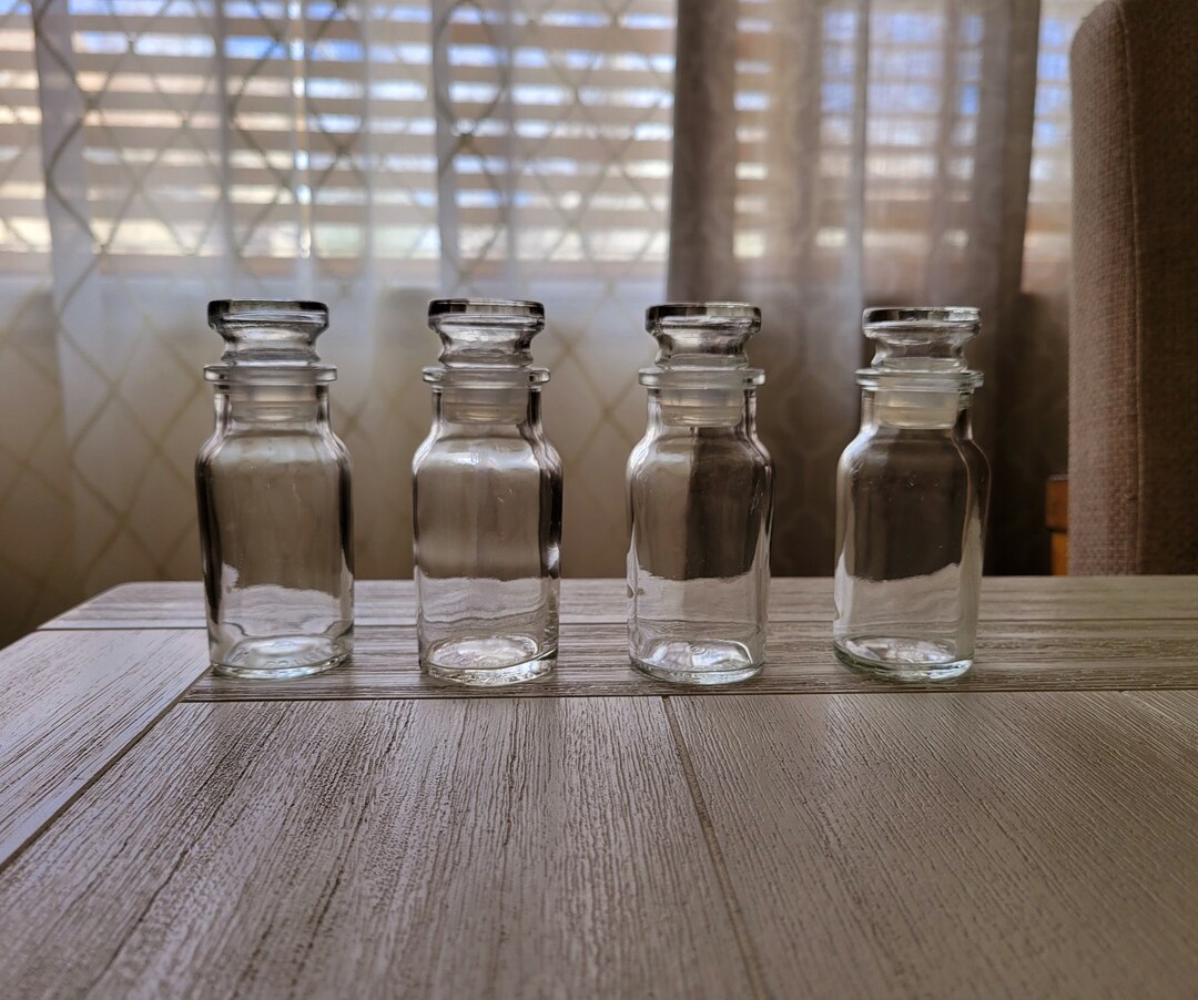 Vintage Apothecary Spice Jar /small Vintage Glass Jar/ Mid Century ...