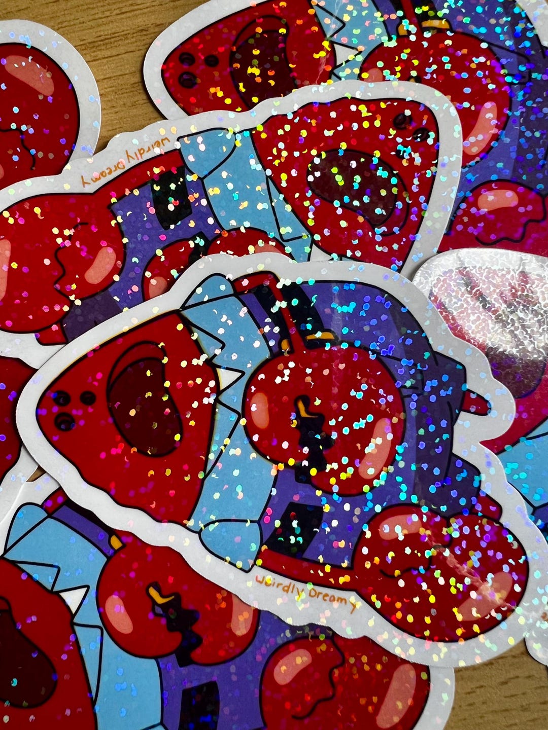 Naked Mr Krabs Empty Crab Shell Holographic Sticker| Spongebob Shell ...