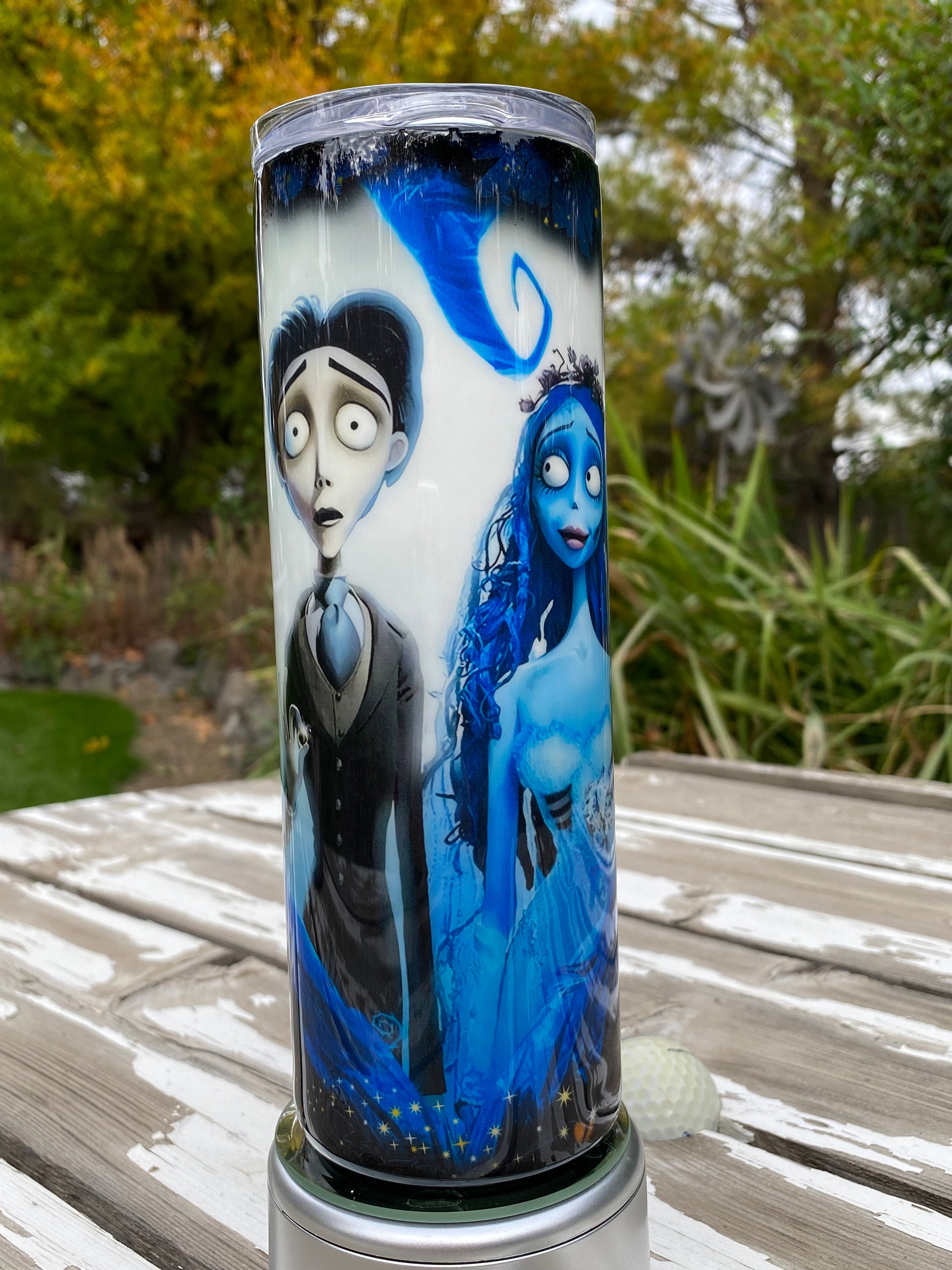 Corpse Bride Glow in the Dark Tumbler | Halloween | Custom - Etsy
