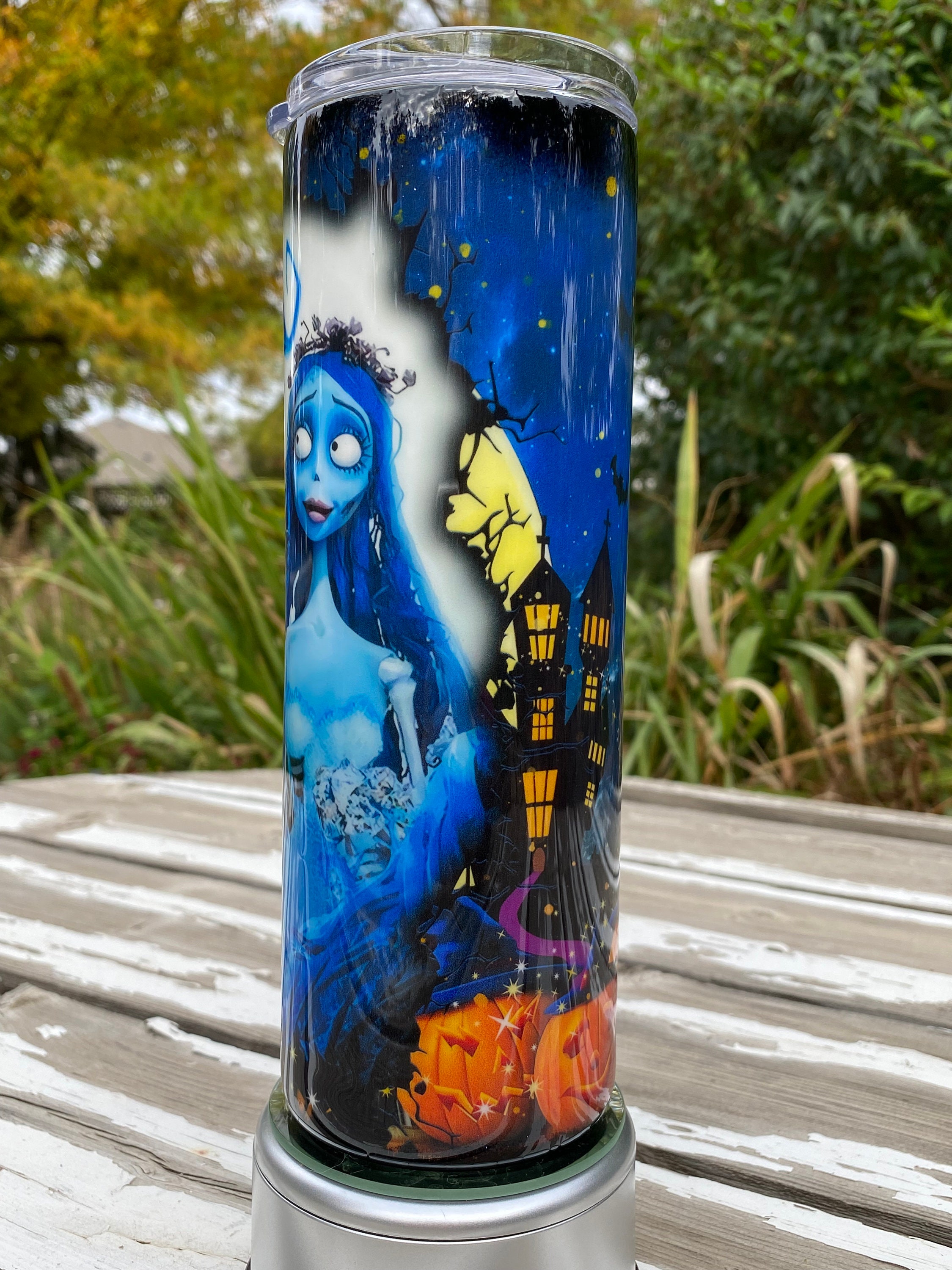 Corpse Bride Glow in the Dark Tumbler | Halloween | Custom - Etsy