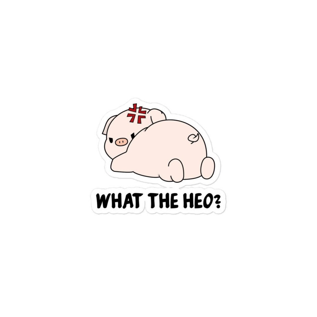 What the Heo? Sticker. Decal. Vietnamese. Funny Sticker. - Etsy
