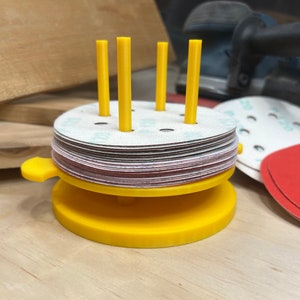 5" Universal Orbital Sander Disk Holder/dispenser - Etsy