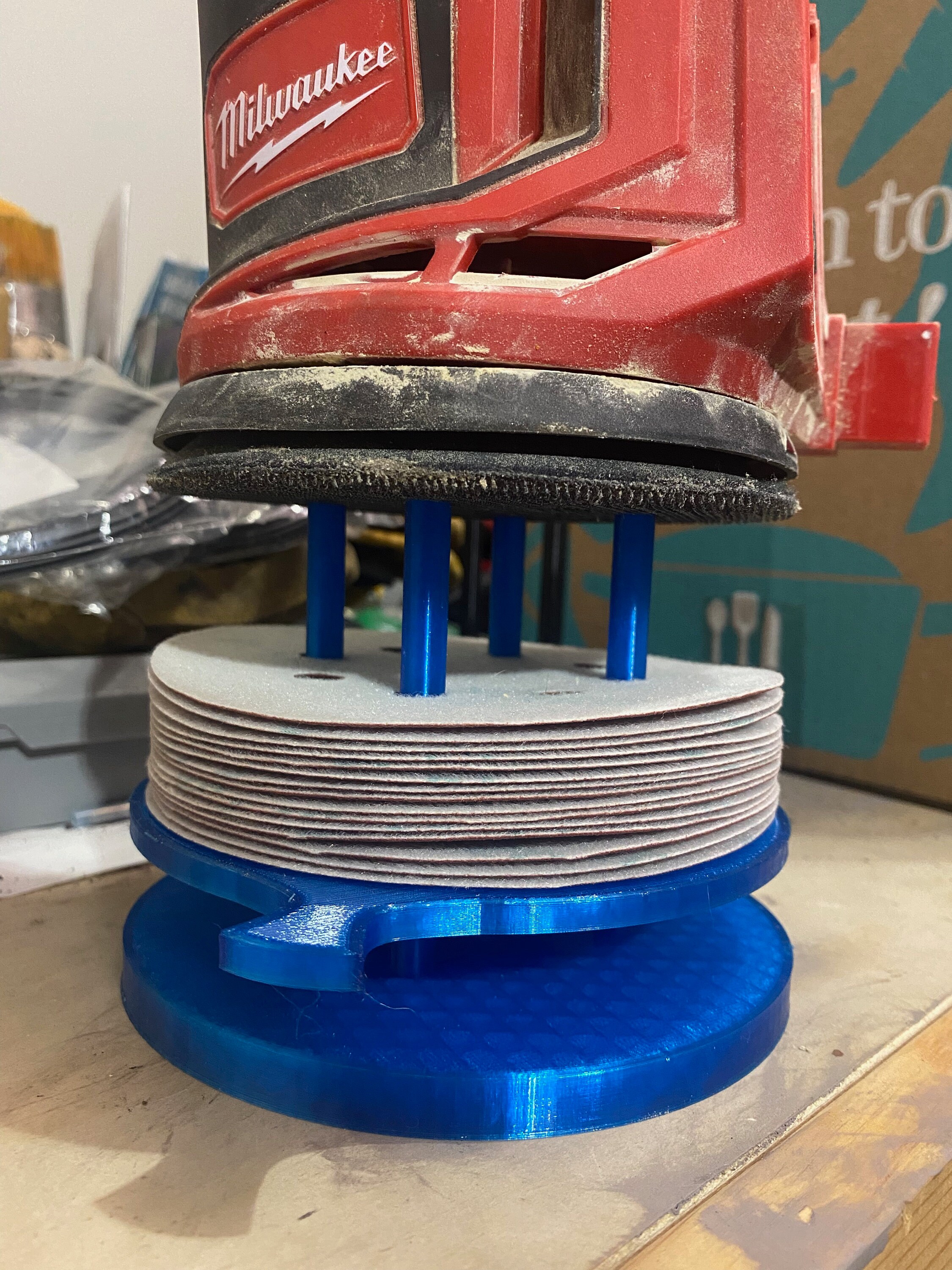 5 Universal Orbital Sander Disk Holder/dispenser - Etsy